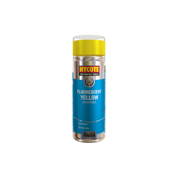 Hycote Fluorescent Paint Yellow 400ml - Fivestar Automotive